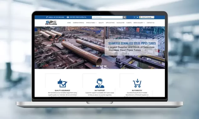 Industrial Suppliers Web Designing Portfolio, Website Design Portfolio for Industrial Suppliers